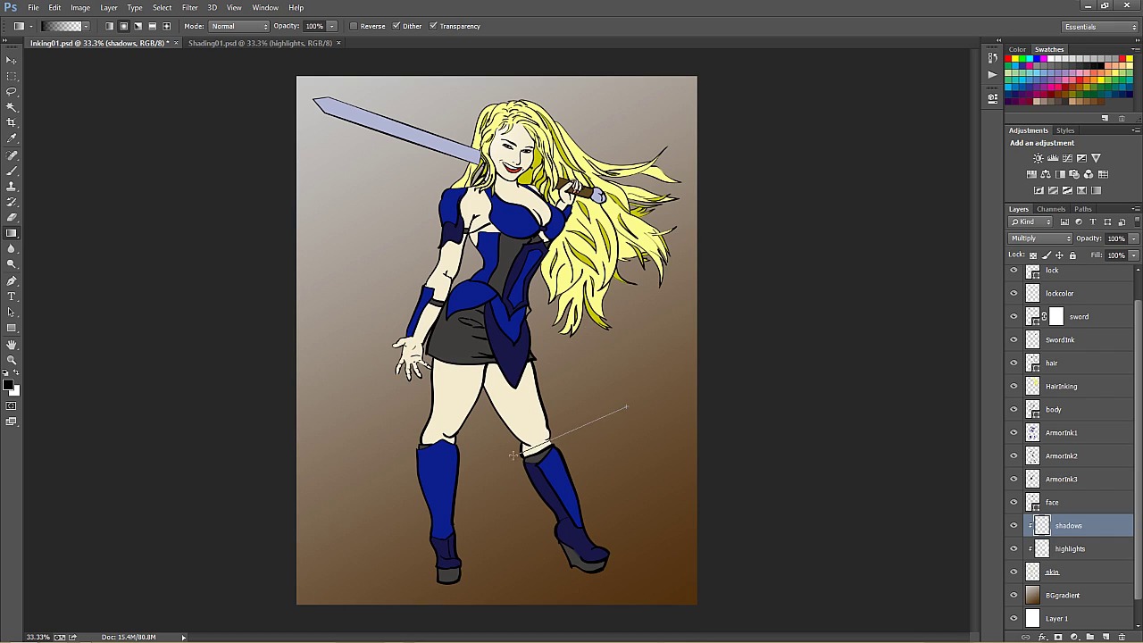 Comic Book Art: The Human Form - Lighting and Shading