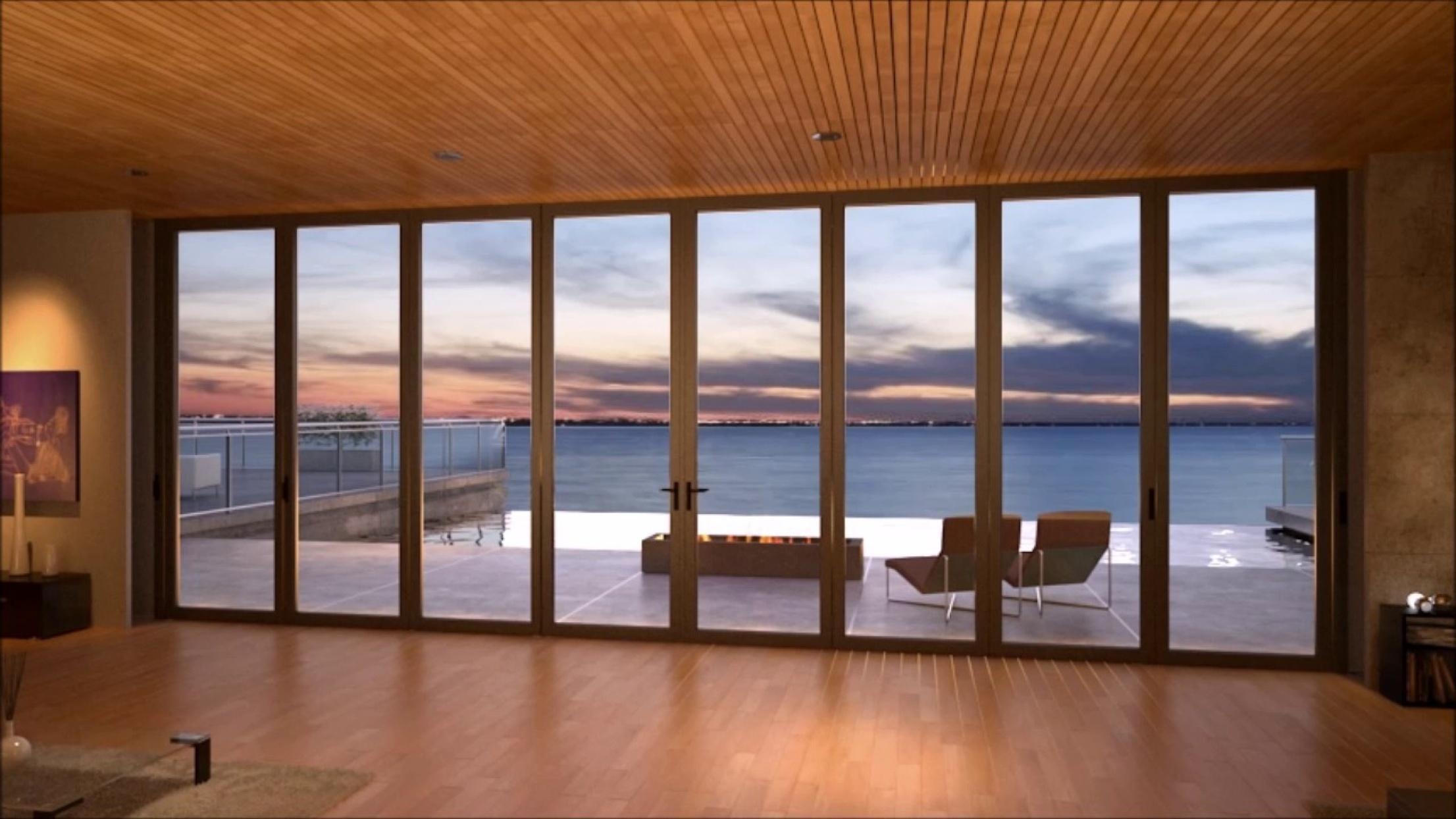 HSW66 NanaWall Single Track Sliding System for Glass Walls | NanaWall