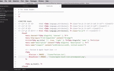 Building WordPress Themes With Bootstrap - Beginning the Page Header