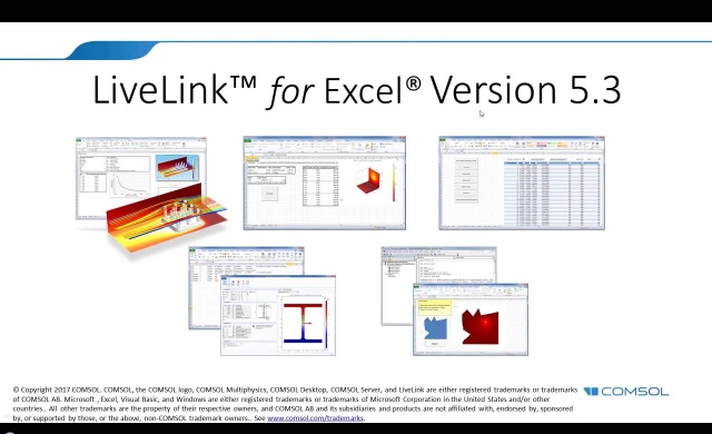 Introduction to LiveLink™ for Excel® in 18 Minutes