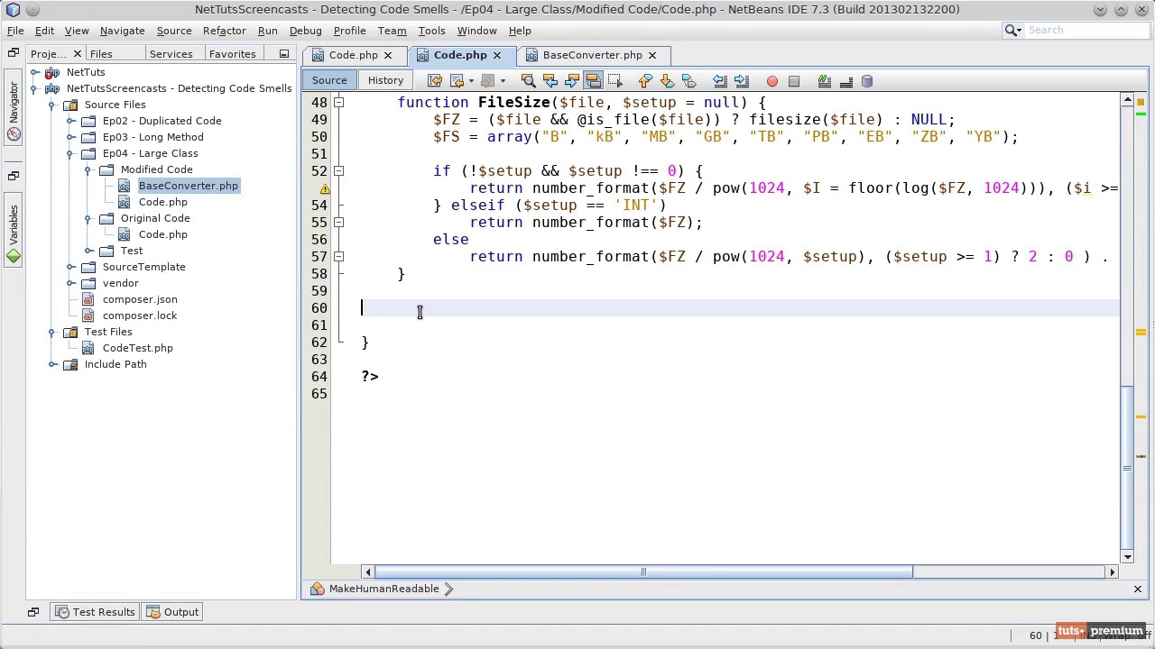 Detecting Code Smells - Large Class Detecting Code Smells - Large Class