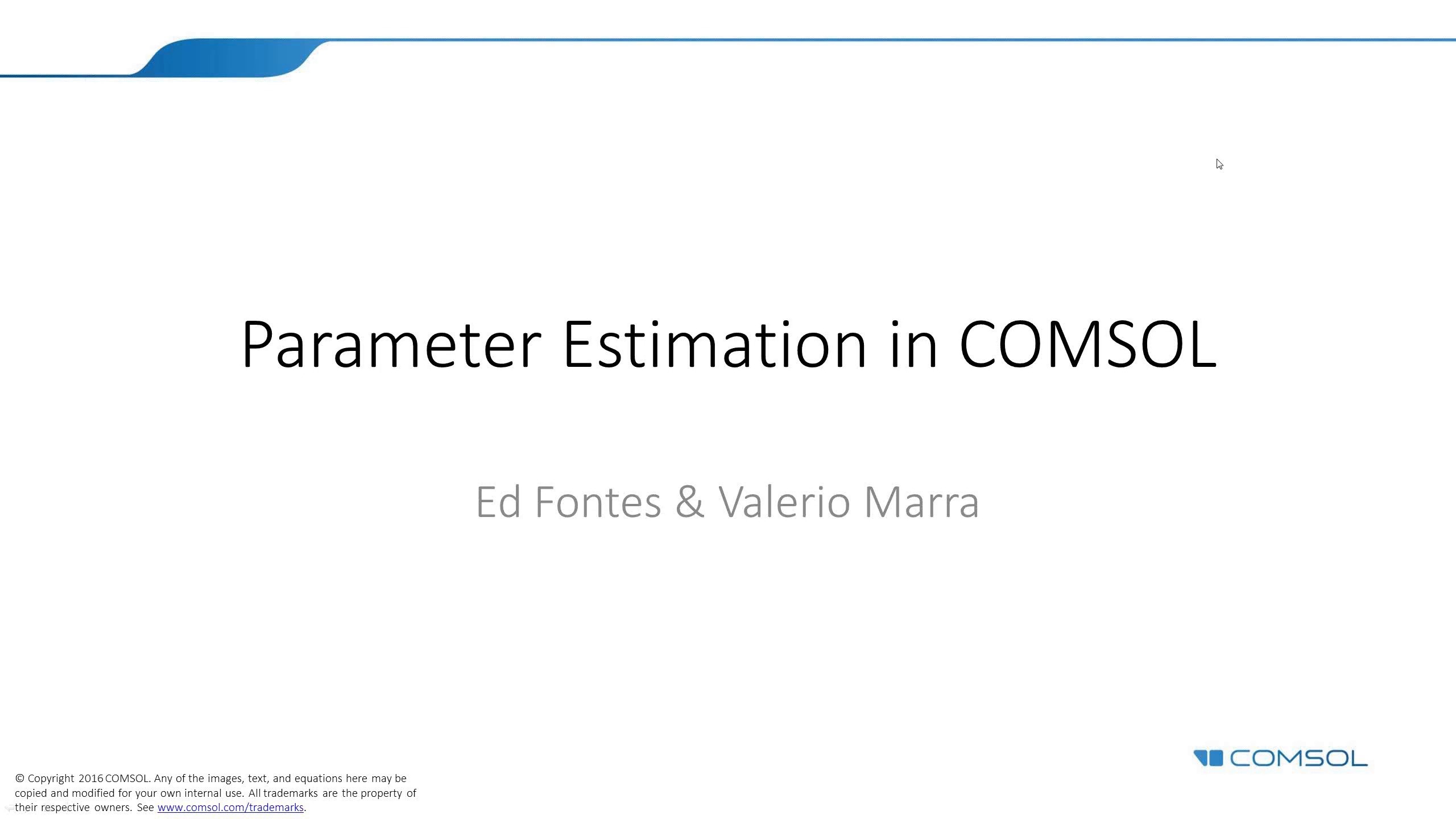 Using The Optimization Module For Parameter Estimation