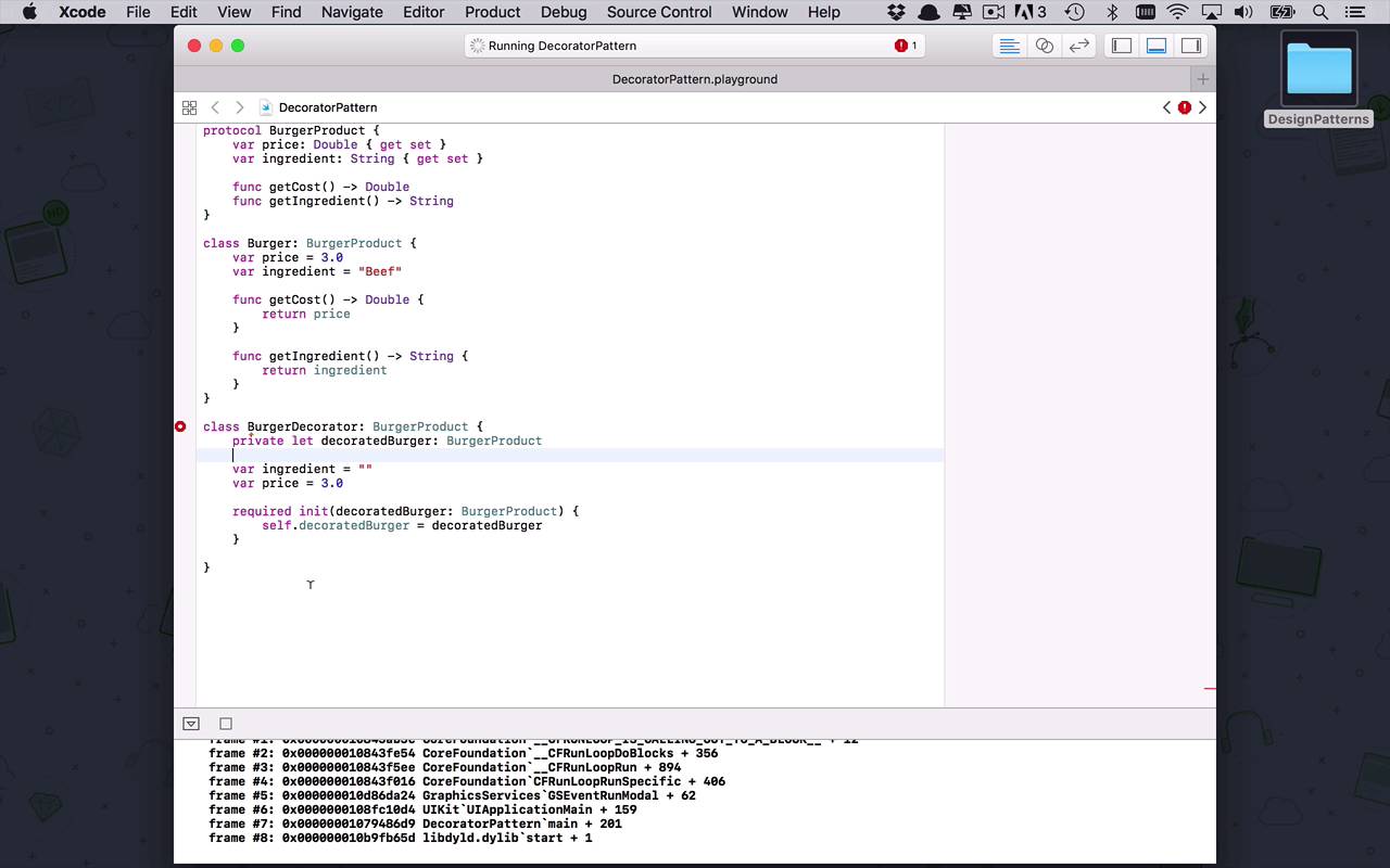 Swift Design Patterns - Decorator