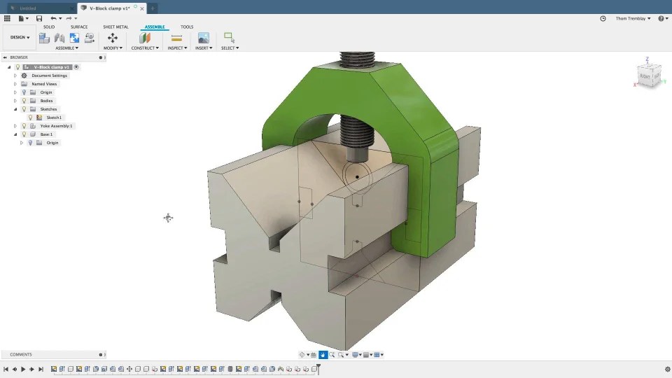 Fusion Help | Creating assemblies | Creating components | Autodesk