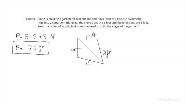 How to Solve Word Problems Involving Congruent Triangles | Geometry ...
