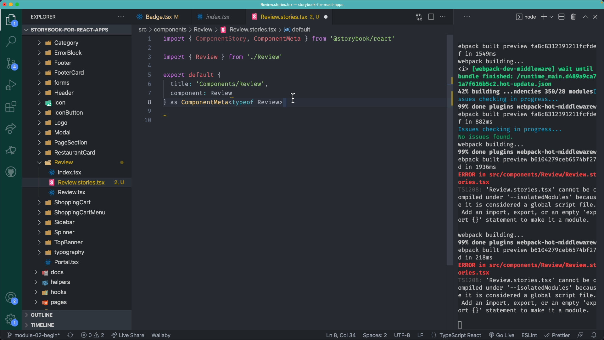 How to Write an Atomic Component in Storybook - Storybook for React ...