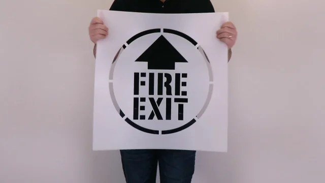Fire Extinguisher Stencils | Reusable, durable and economical