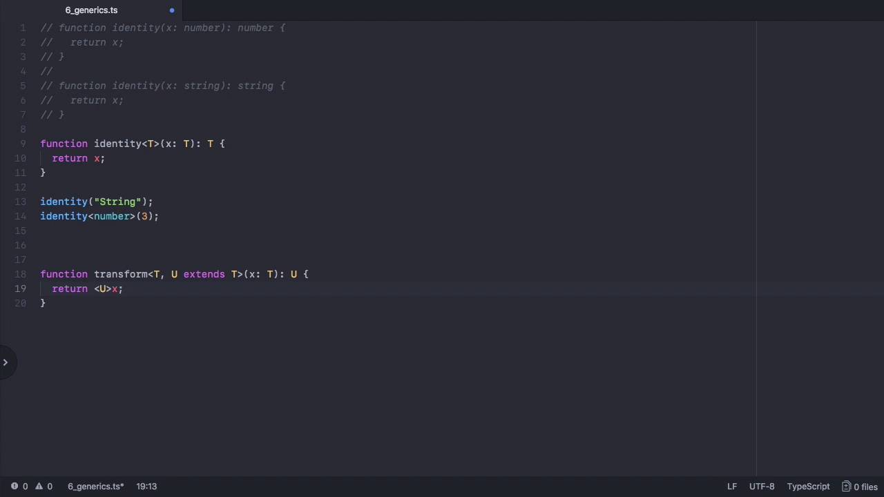 TypeScript Fundamentals - Generics