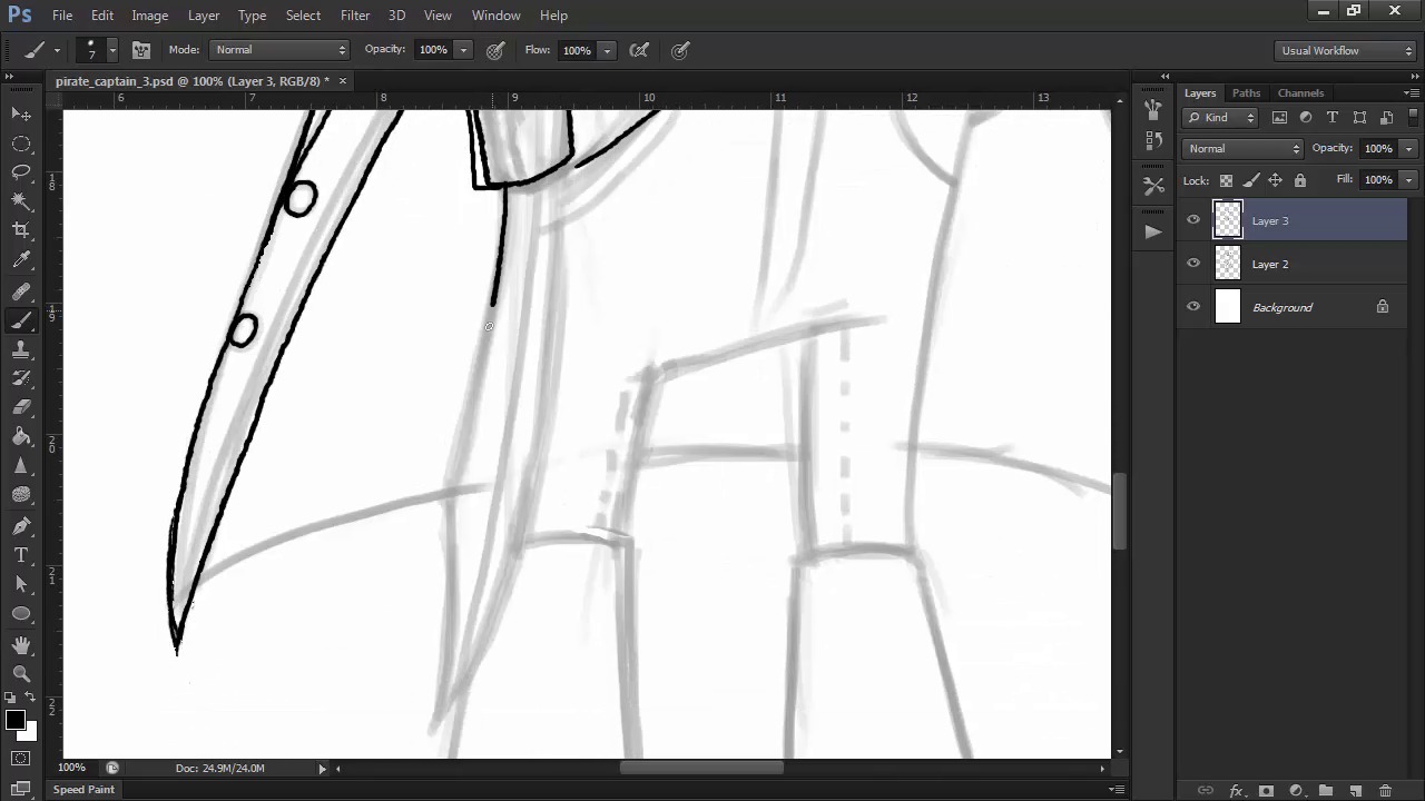 Illustrating Personality in Character Design - Line Art and Base Colors