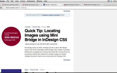 InDesign Fundamentals - More Resources