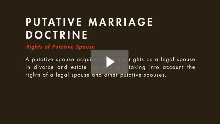 Family Law Videos: Types of Marriages - Quimbee