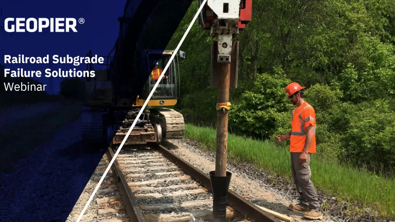 Railroad Subgrade Failure Solutions Webinar | Geopier