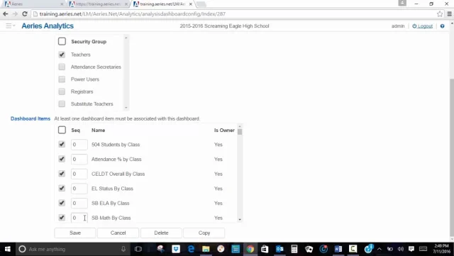 Aeries Analytics Video - Creating a Teacher Overview Dashboard : Aeries Software