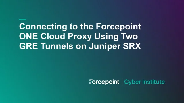 Forcepoint Cyber Institute