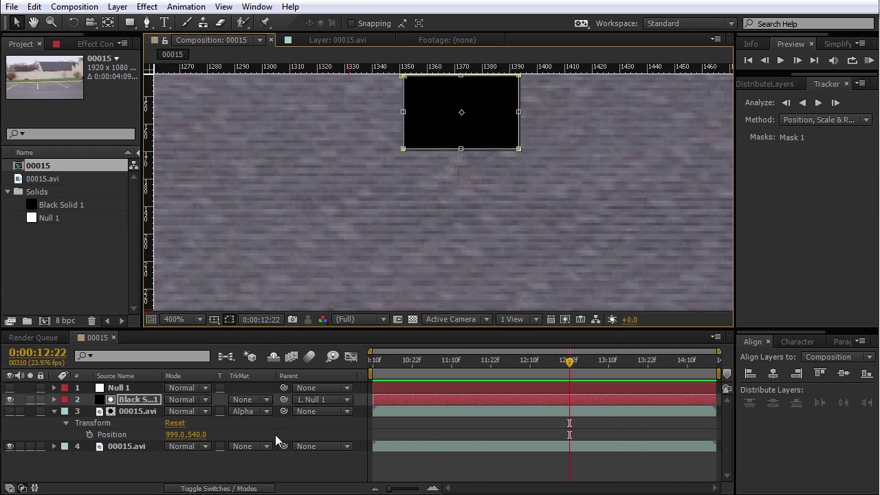 Introduction to Motion Tracking - Tracking to Replace Background Elements