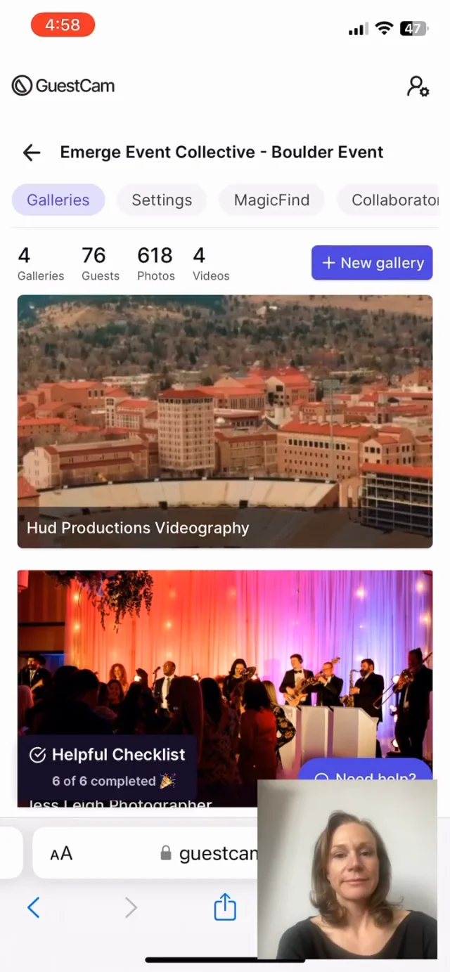Event Photo Sharing with QR Code