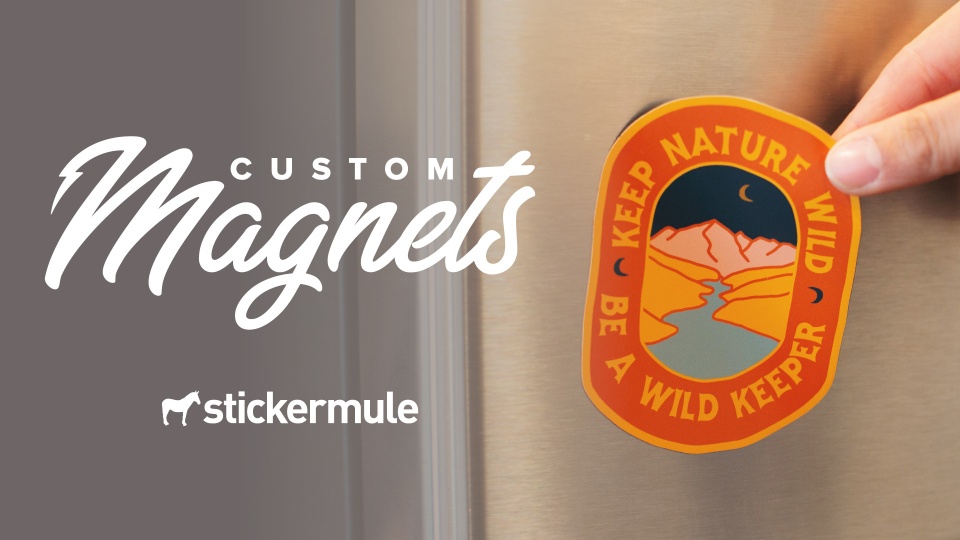 Custom magnets | Flexible magnets for fridge, cars and more | Sticker Mule