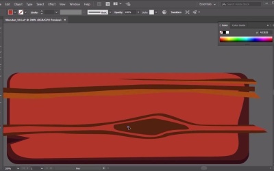 Designing Game UI Assets in Adobe Illustrator - Creating Texture
