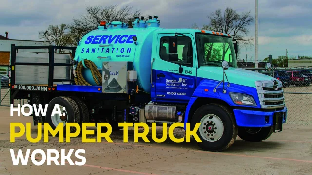 How a Pumper Truck Works - Service Sanitation