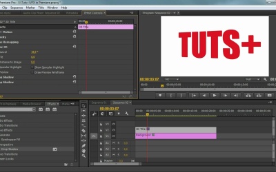 Special Effects in Premiere Pro - 3D Titles