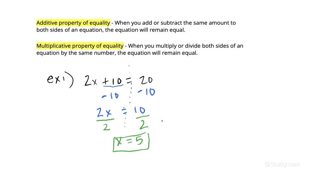 Identifying Solutions to 2-Step Linear Equations with 1 Variable ...