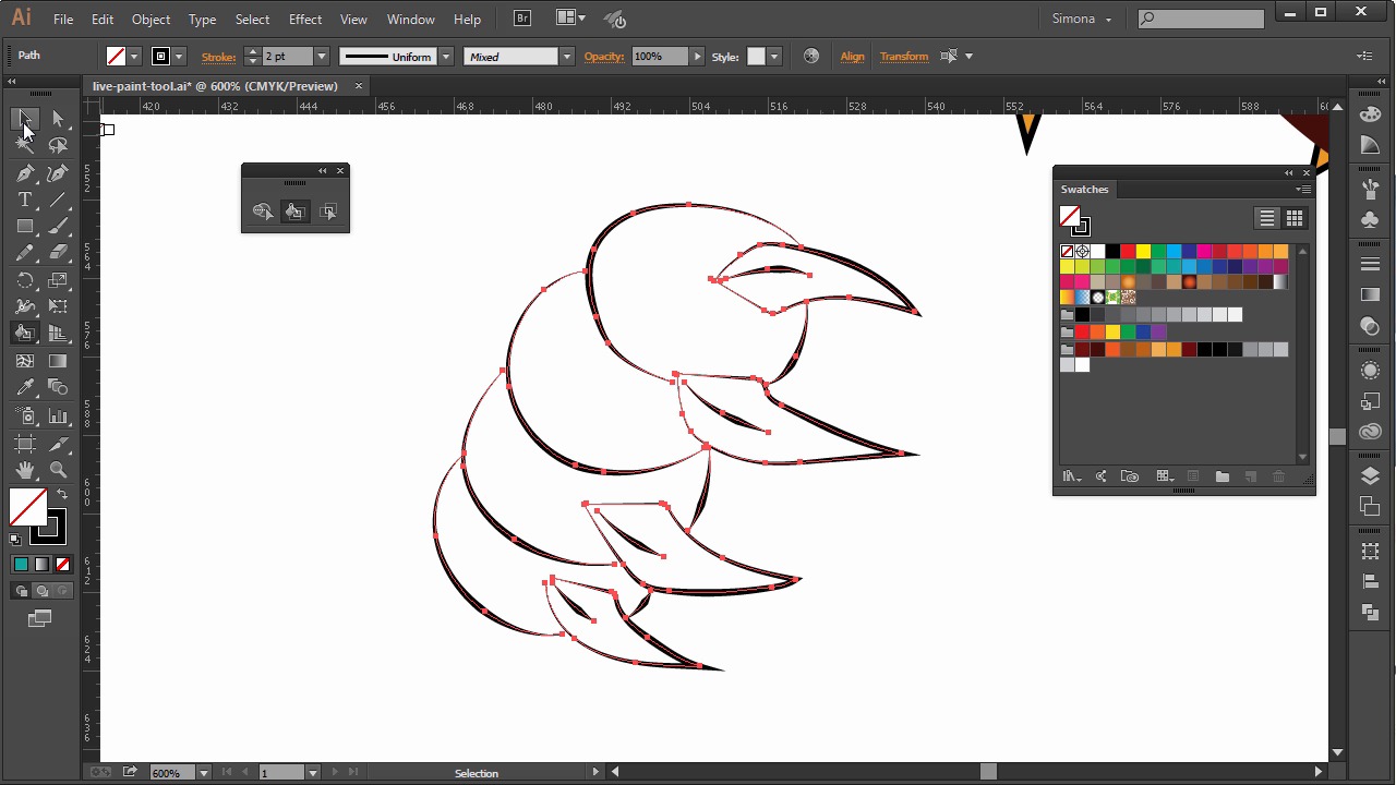 The Fundamentals of Adobe Illustrator - The Live Paint Tool