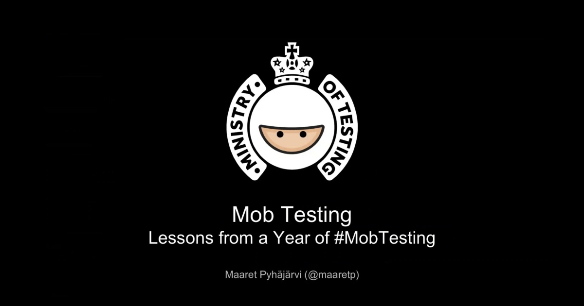 Core Lessons From a Year of Mob Testing | Ministry of Testing