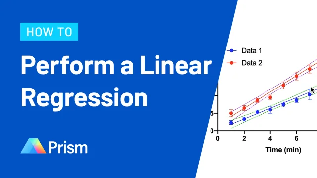 Learn to perform linear regression analysis in Prism - Graphpad