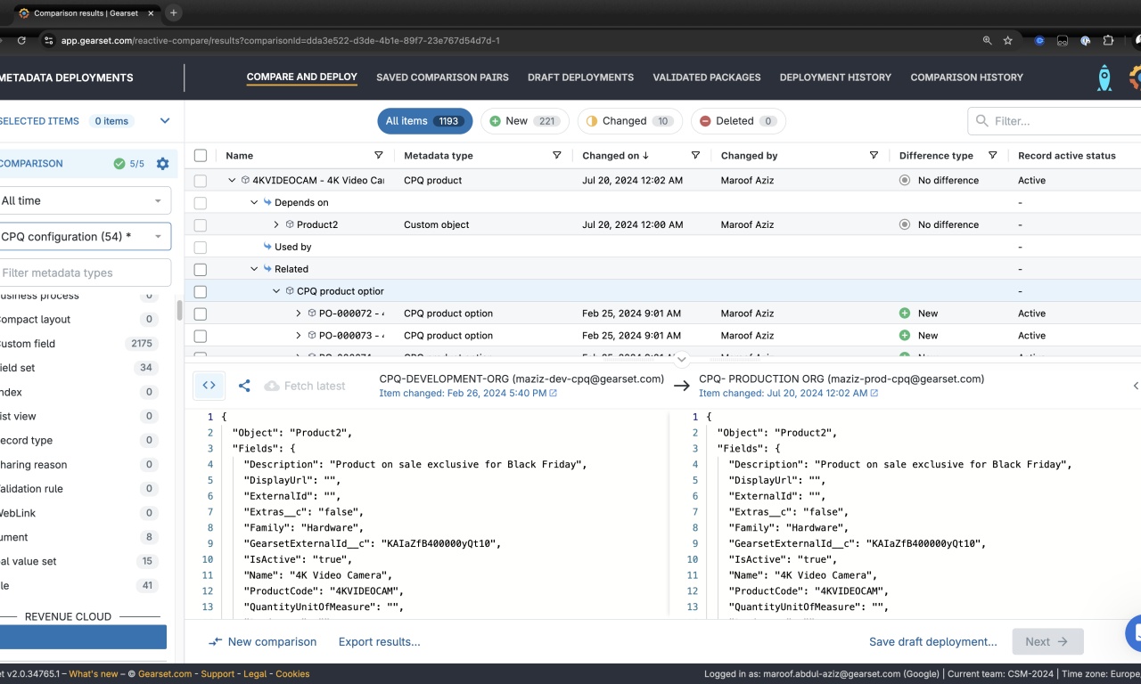 Gearset Accelerator - CPQ | Gearset