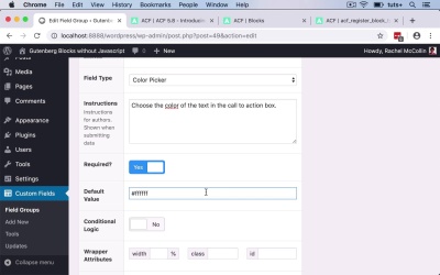 Create Gutenberg Blocks Without Writing JavaScript - Adding Block Settings