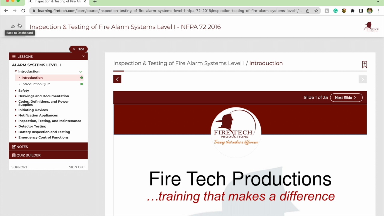 Fire Tech Productions a fire protection training company