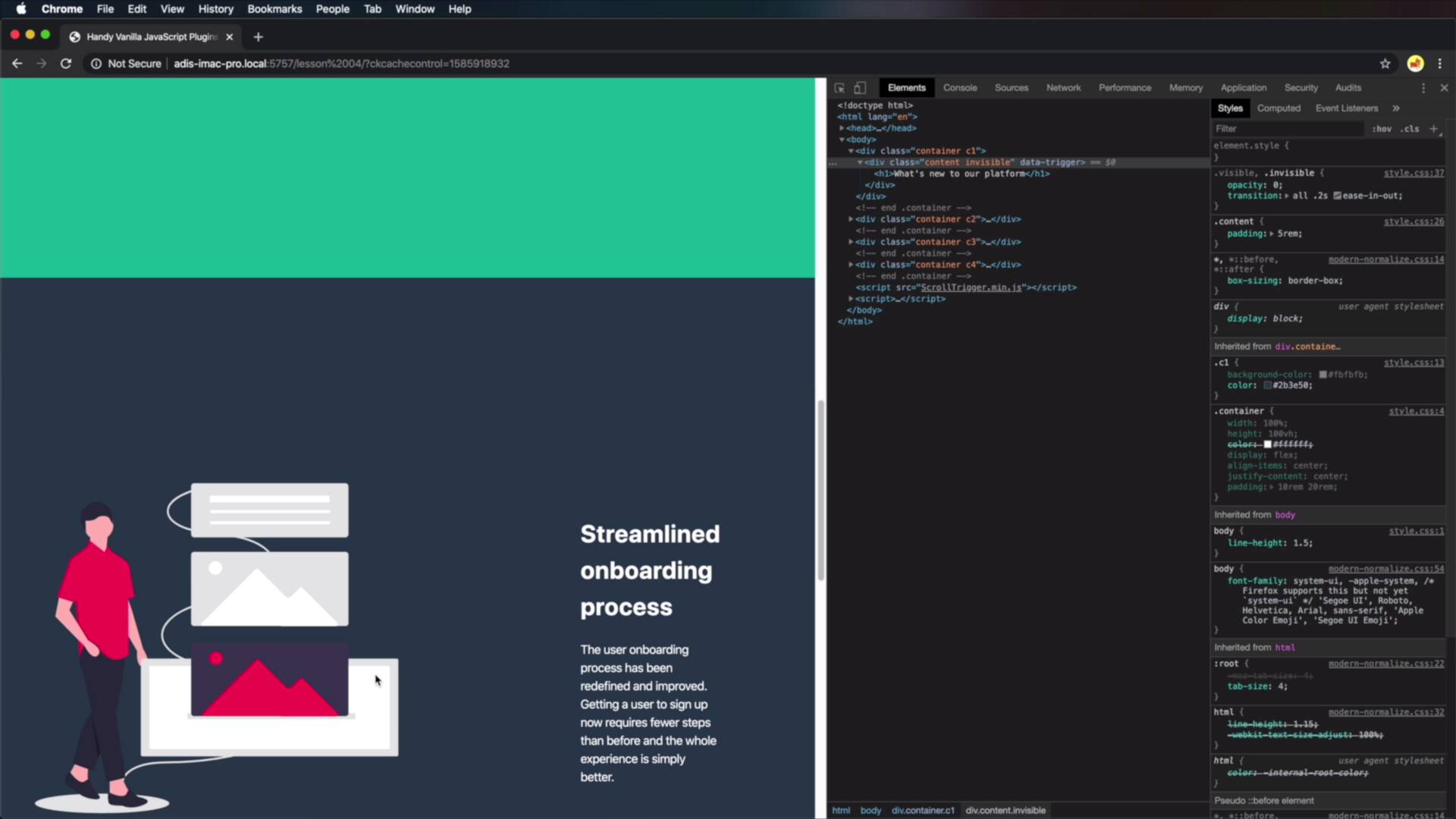 Handy JavaScript Plugins for Web Designers - ScrollTrigger.js