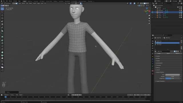 Modeling Shirt & Pants - CG Cookie