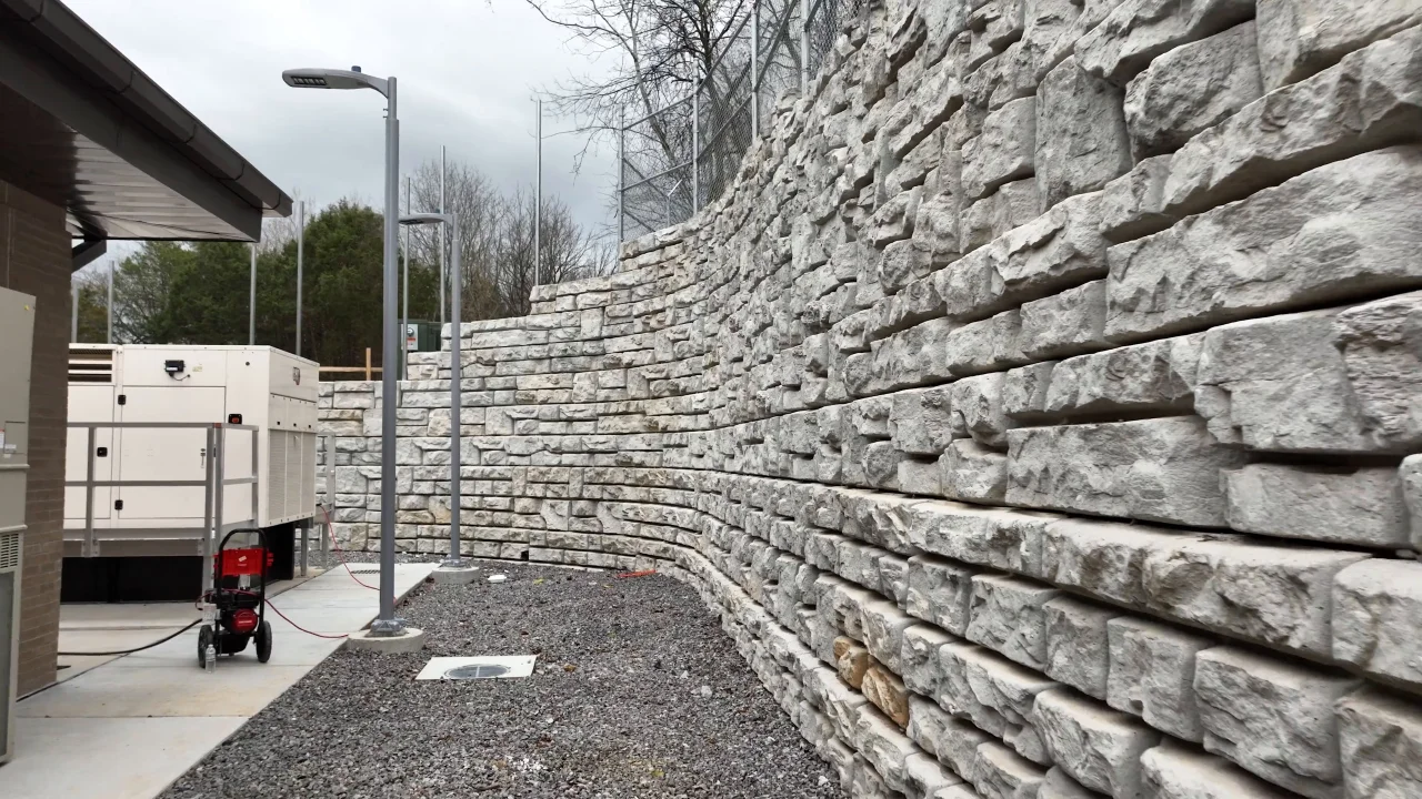 Precast Block Retaining Wall New Jersey