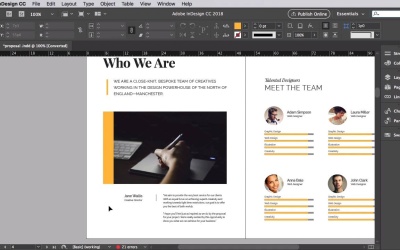 How to Design a Project Proposal in Adobe InDesign - How to Adapt Your ...
