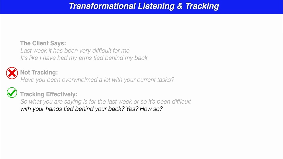 Transformational Deep Listening - 3. Transformational Coaching Tools ...