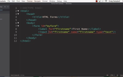 Solid HTML Form Structure - Text Inputs and Labels