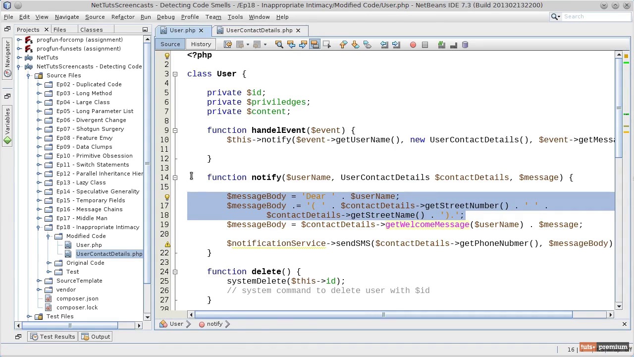 Detecting Code Smells - Inappropriate Intimacy