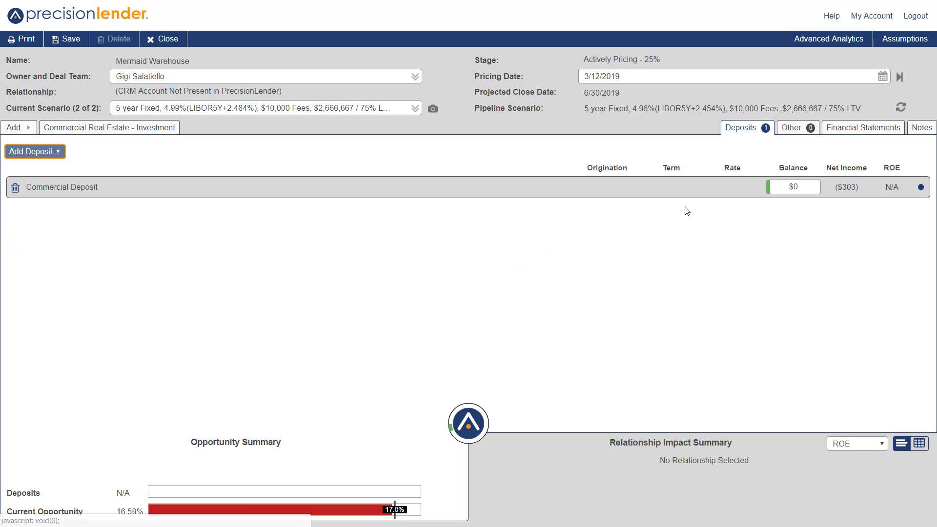 Introduction to PrecisionLender Demo
