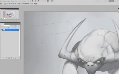 Digital Painting for Concept Art - Linework Preparation