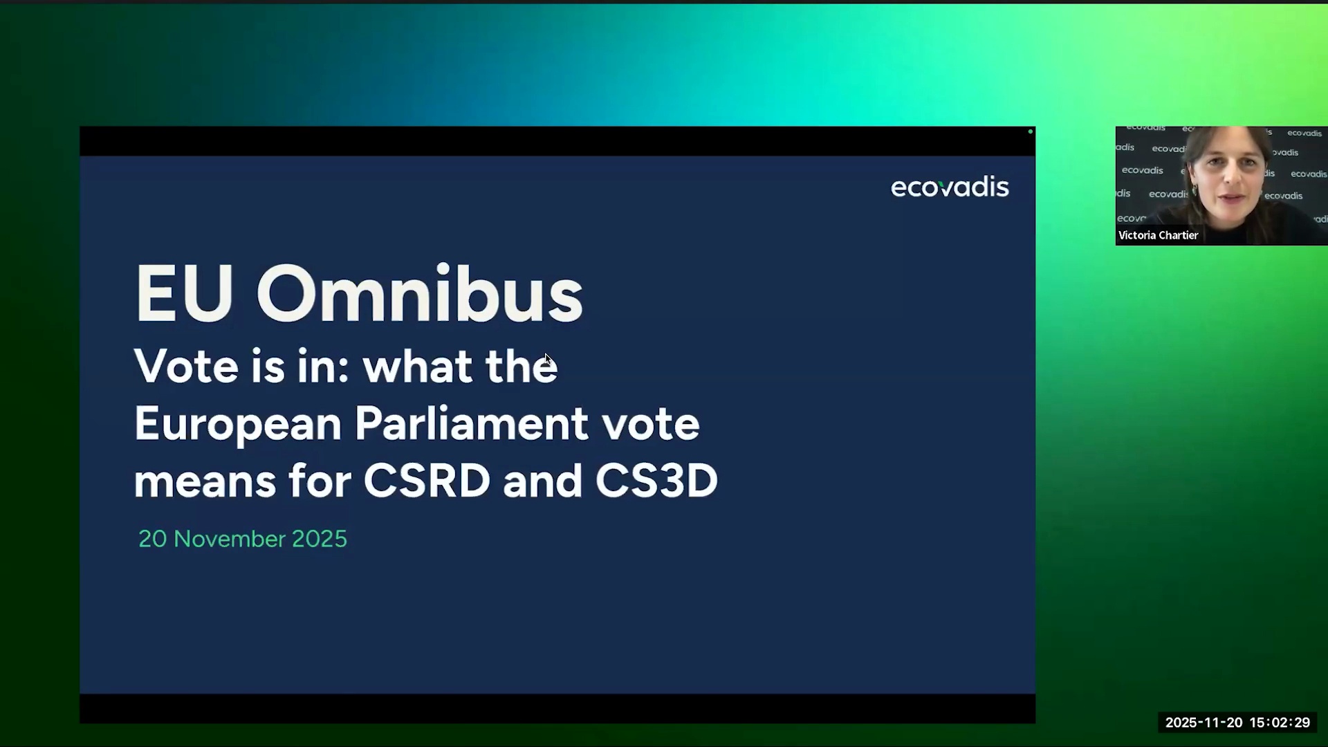 Vote Is In: What the European Parliament Vote Means for CSRD and CS3D ...