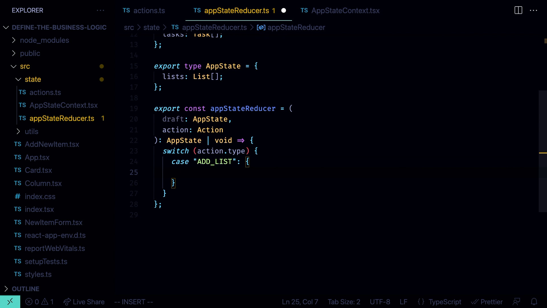 Define Business Logic in a React App With Actions and Reducers - Fullstack React with TypeScript ...