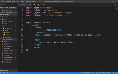 Get Started With Gatsby - Generating Pages With Data