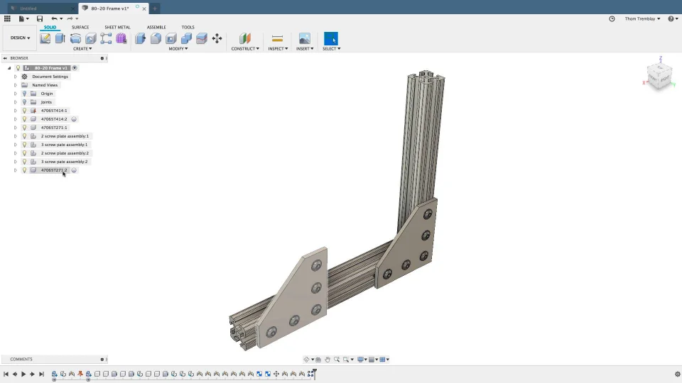 Fusion Help | Creating assemblies | Duplicating components | Autodesk