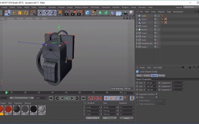 Create Turntable Animations With Cinema 4D - Modelling With Shapes
