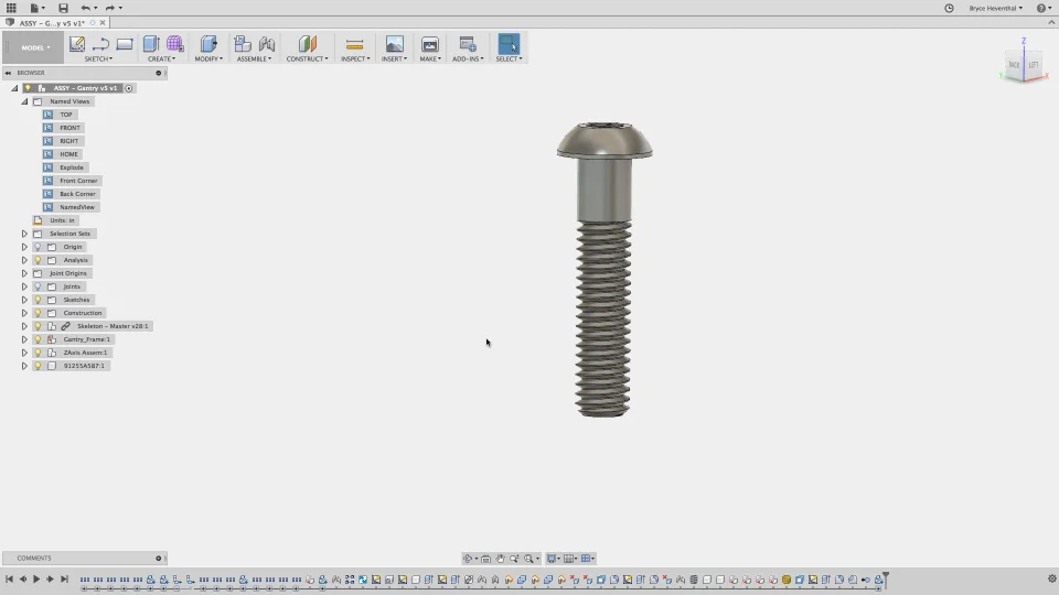 Fusion 360 Help | Mechanical assemblies fundamentals | Quick tip - Inserting hardware from ...