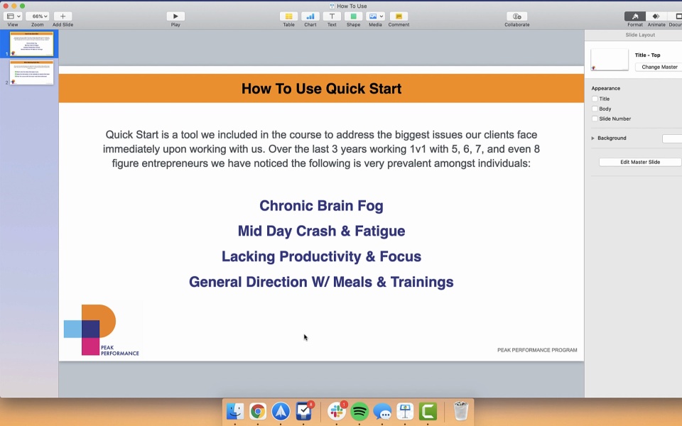How to Use the Quick Start Guide - Start Here: Quick Start Guide · Peak ...