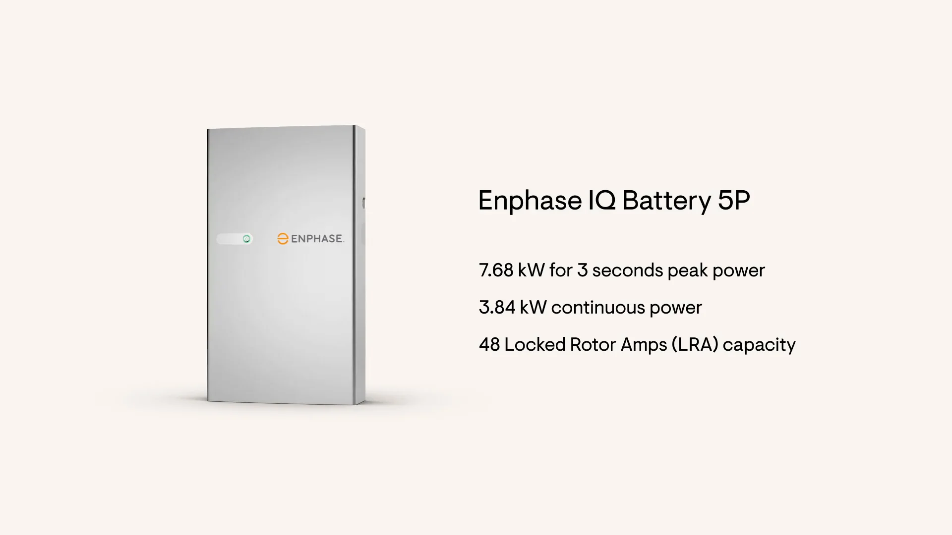 Enphase ☀ Enphase IQ Battery 5P | Flexibele Energieopslag | 5,0 KWh