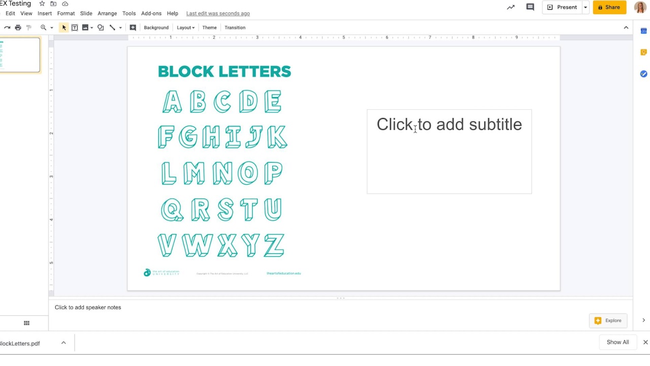How to Use FLEX With Google Slides