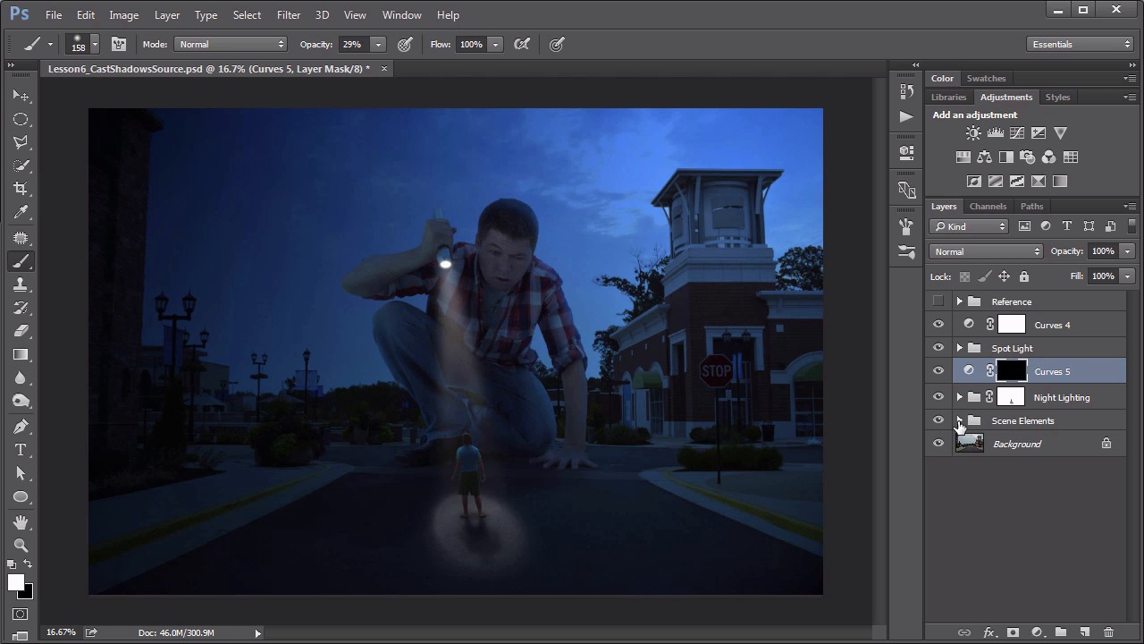 Using Light and Shadow in Photo Manipulation - Final Effects